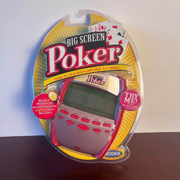 Video Games & Consoles | Vintage Radica Big Screen Poker Handheld Game ...